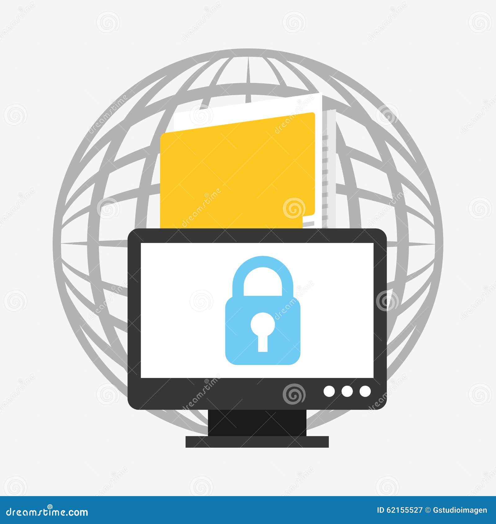 Business security design stock vector. Illustration of earth - 62155527