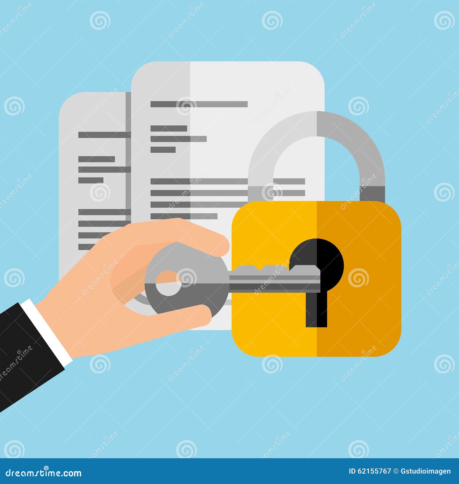 Business security design stock vector. Illustration of background ...