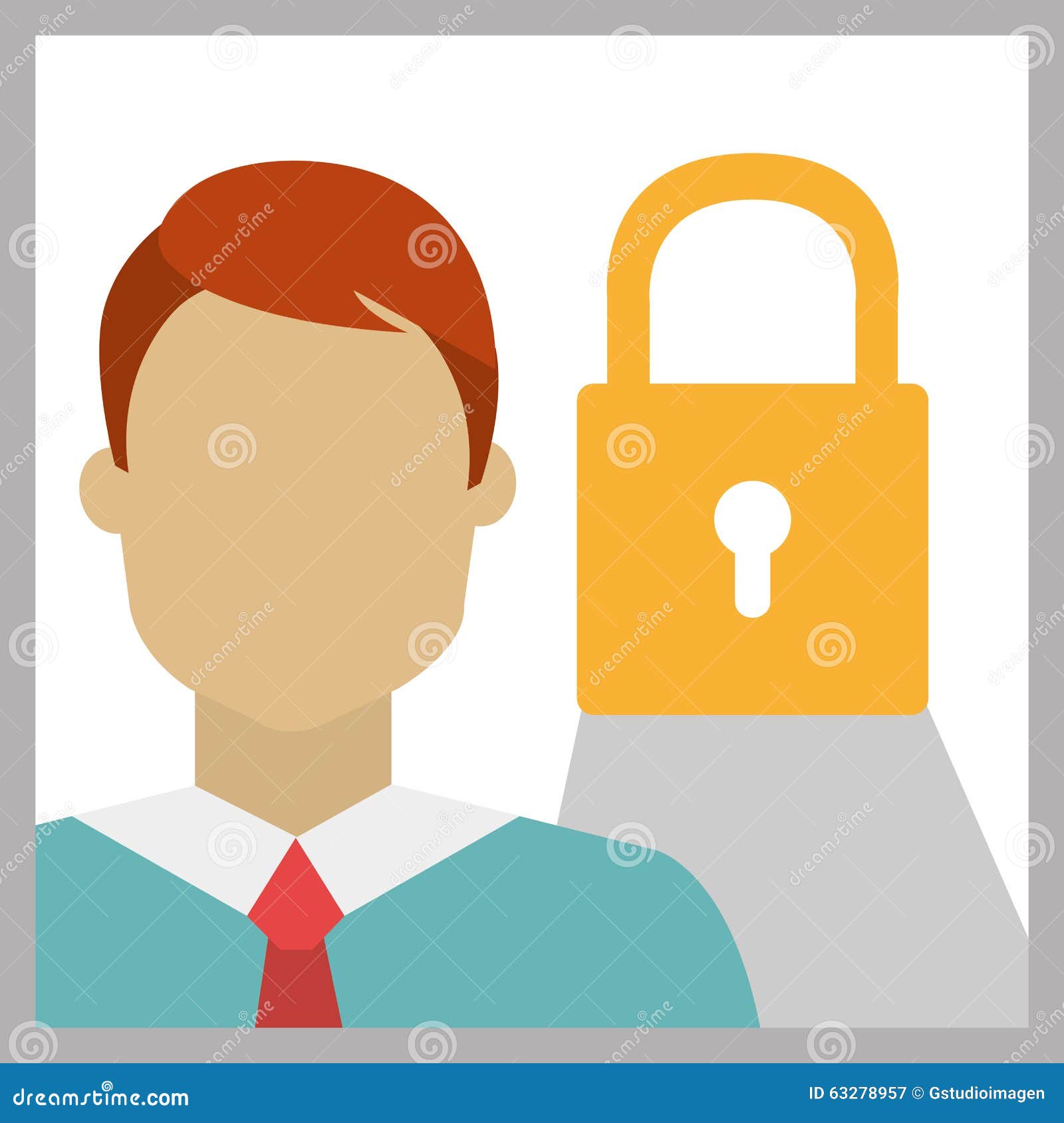 Business Security Graphic Design Stock Illustration - Illustration of ...