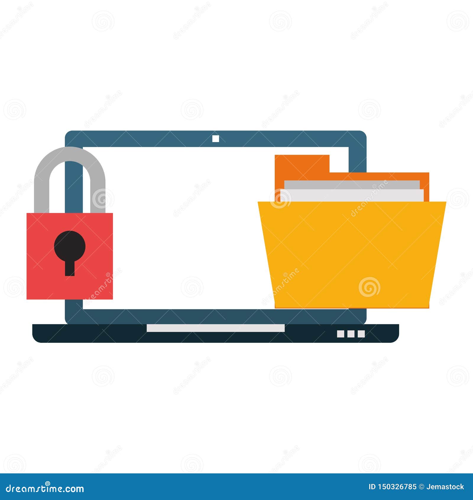 Business and Security System Symbols Stock Vector - Illustration of ...