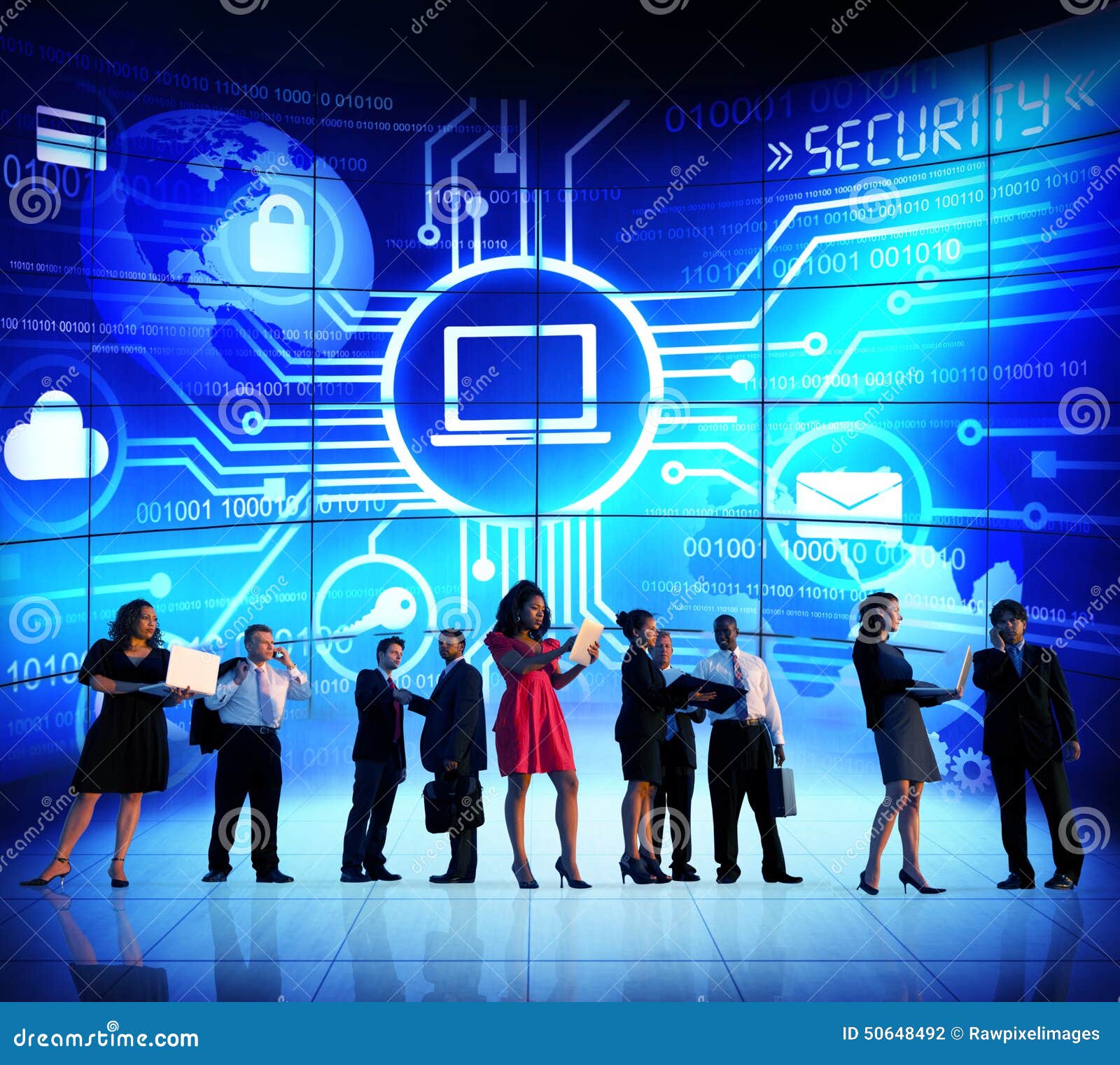 Business Security Technology Communication Corporate Concept Stock ...