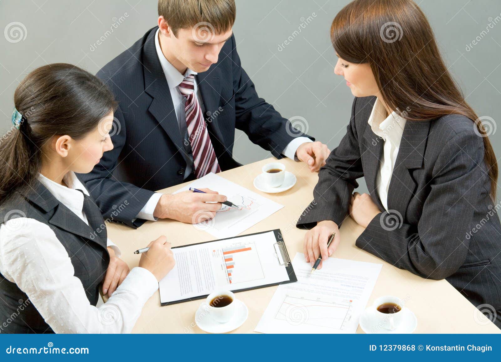 Business seminar stock photo. Image of loan, attractive - 12379868