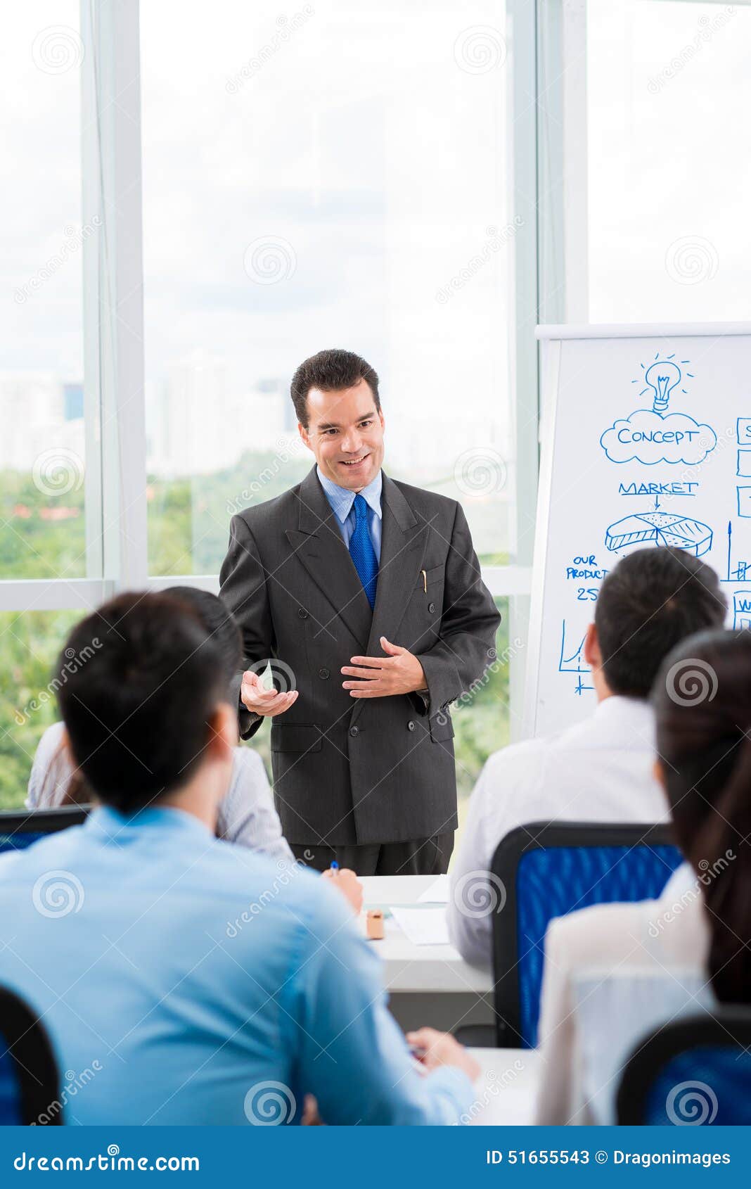 Business seminar stock image. Image of smiling, education - 51655543