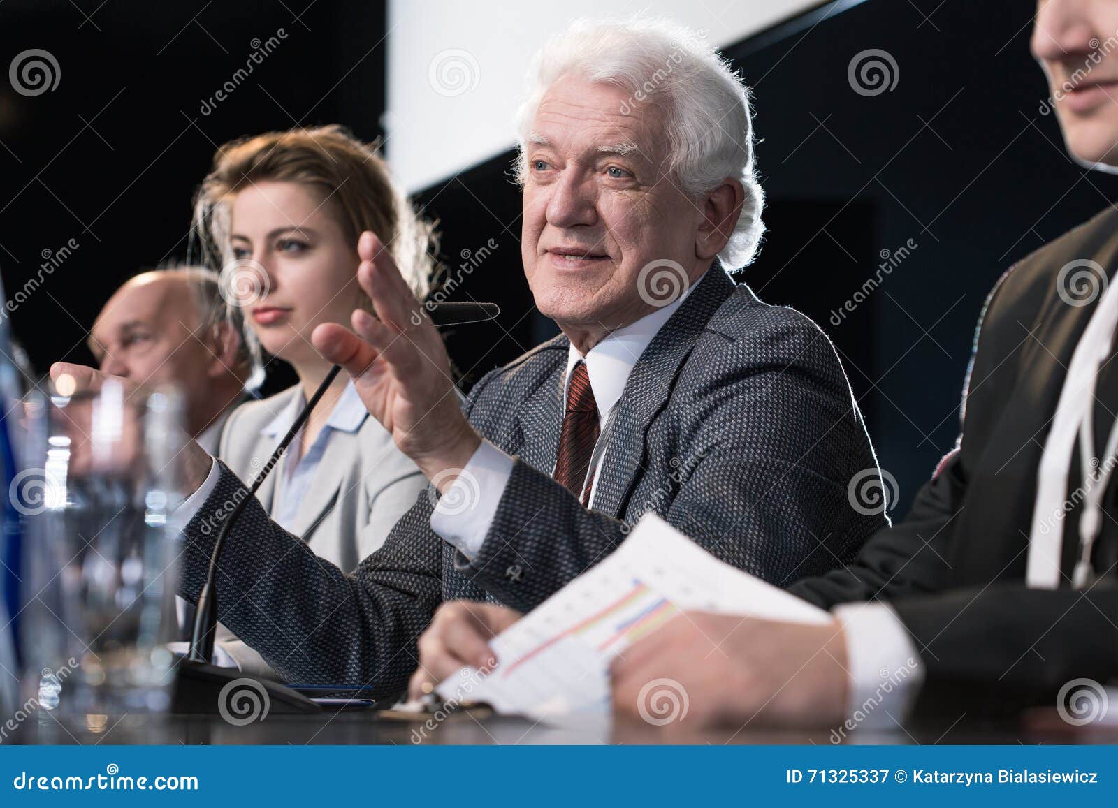 Business seminar panel stock image. Image of seminar - 71325337