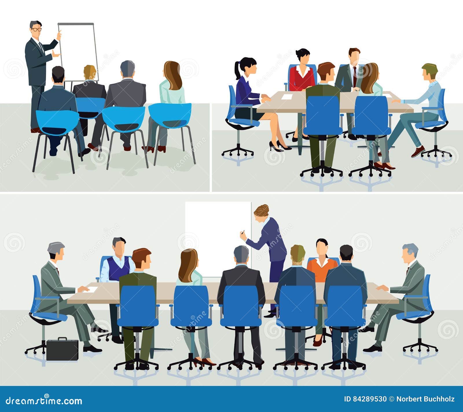 Business Seminar and Speaker Stock Vector - Illustration of meeting ...