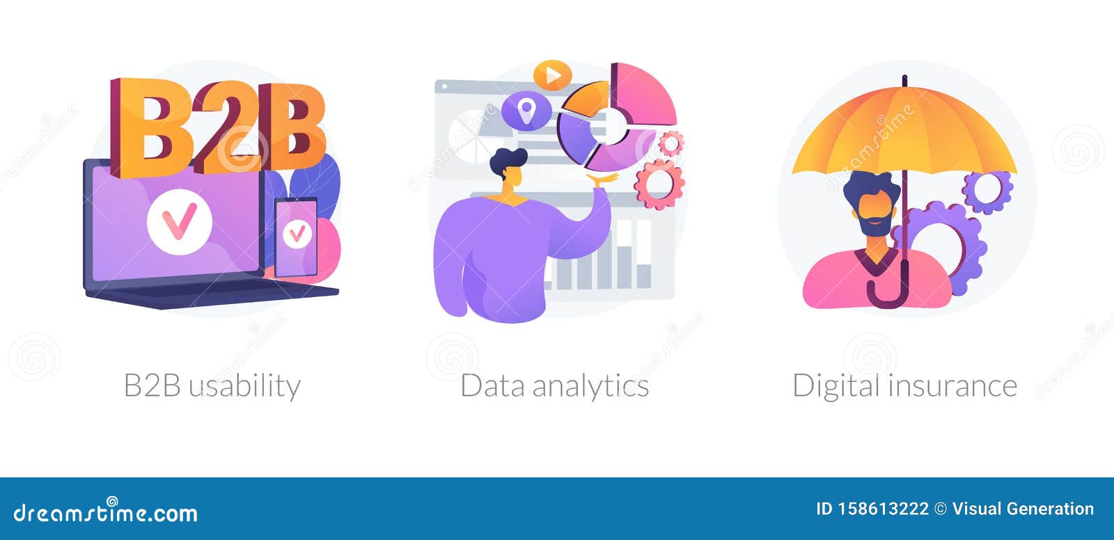 Business Services Vector Concept Metaphors Stock Vector - Illustration ...