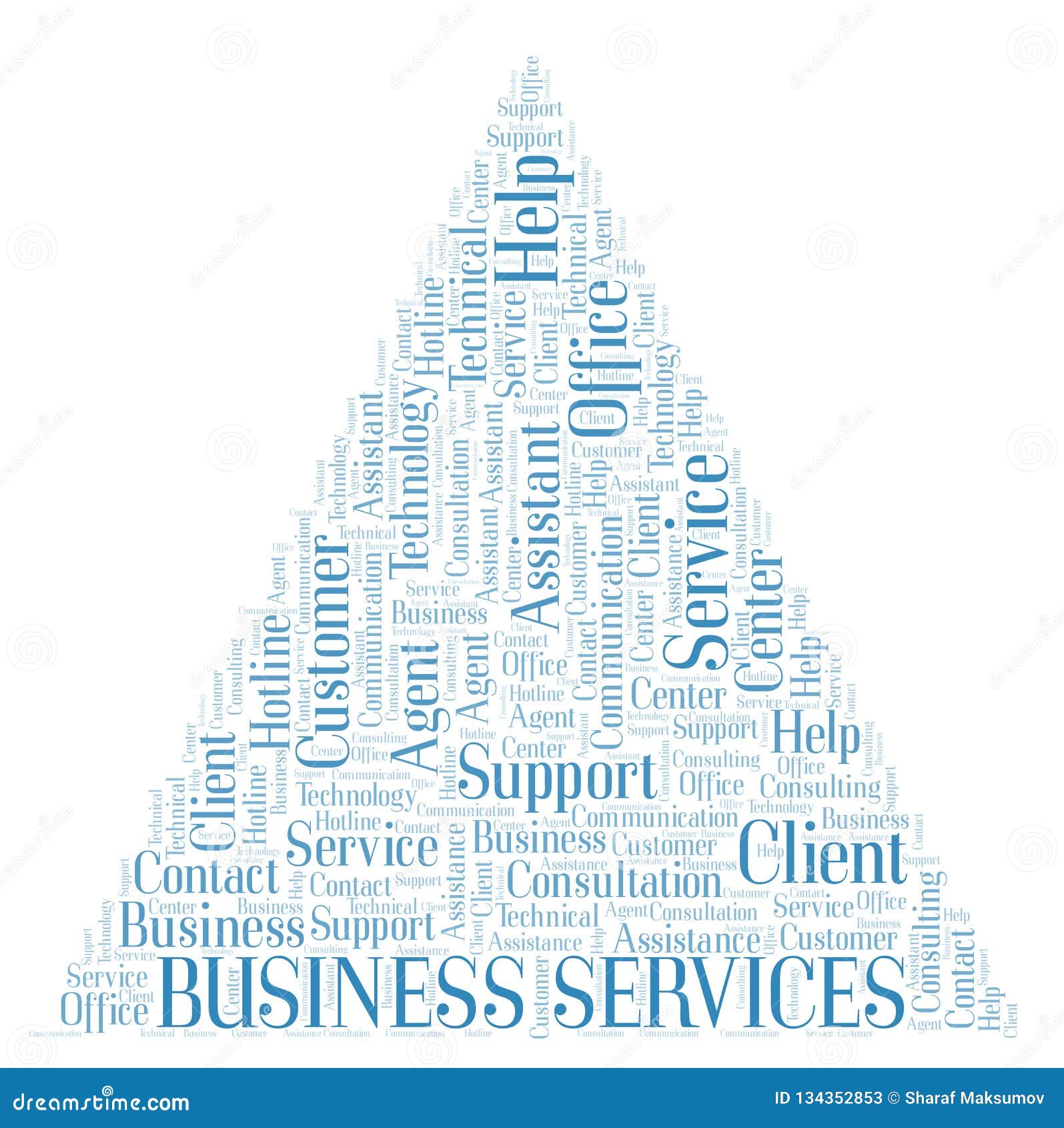 Business Services Word Cloud Stock Illustration - Illustration of ...
