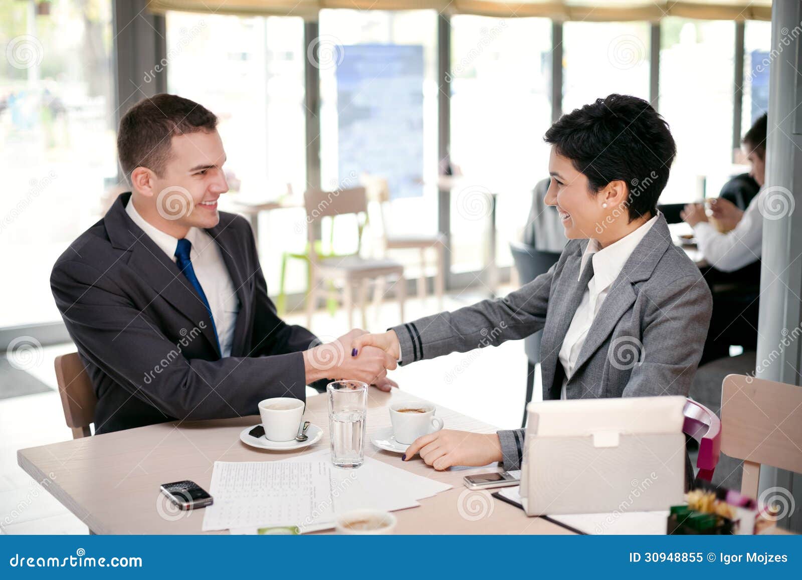 Business shake stock image. Image of male, female, meeting - 30948855