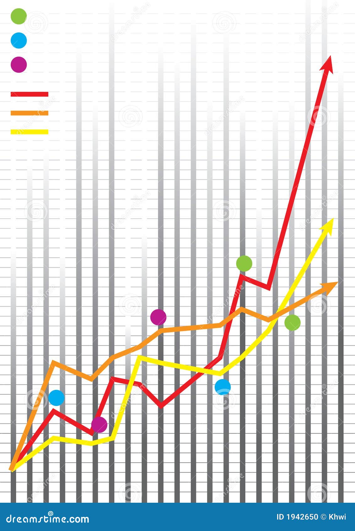 Business Share Market Graph Stock Vector - Illustration of street ...