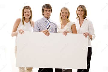 Business Sign stock photo. Image of isolated, sign, female - 462236