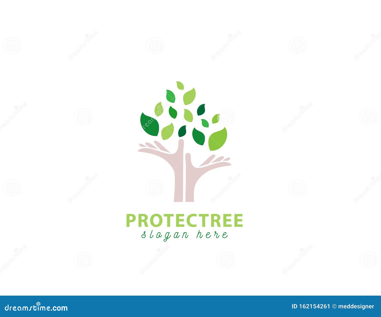 Protection Tree Logo Design Stock Illustration - Illustration of ...