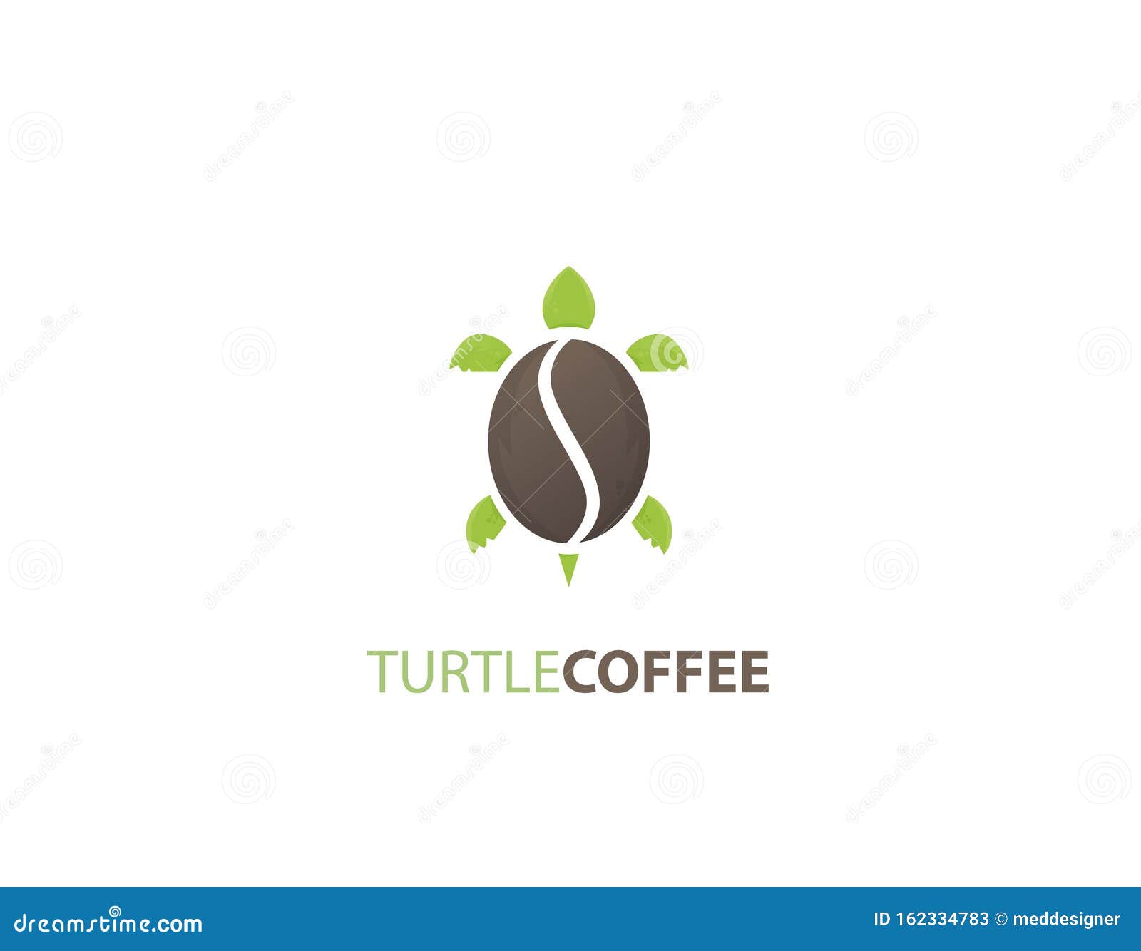 Turtle coffee logo stock illustration. Illustration of animal - 162334783