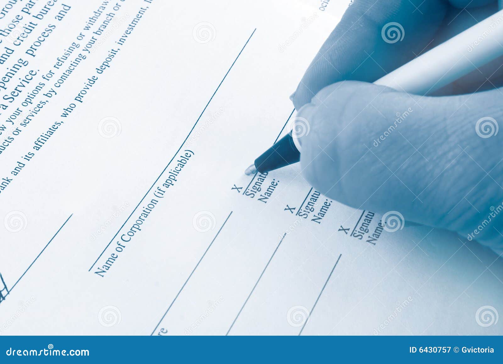 Business signing stock image. Image of contracts, corporations - 6430757