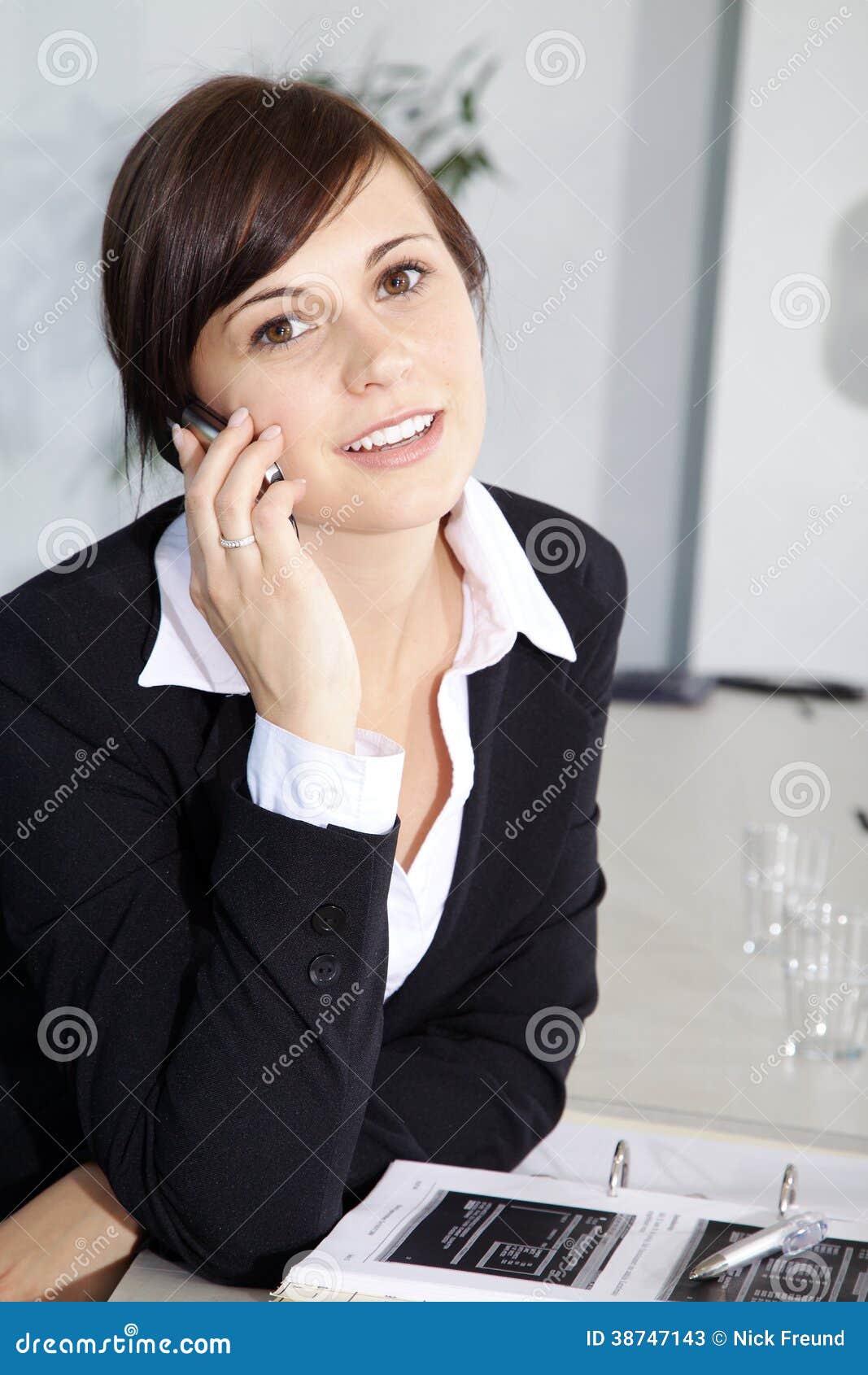 Business Situation in Office Stock Image - Image of happy ...