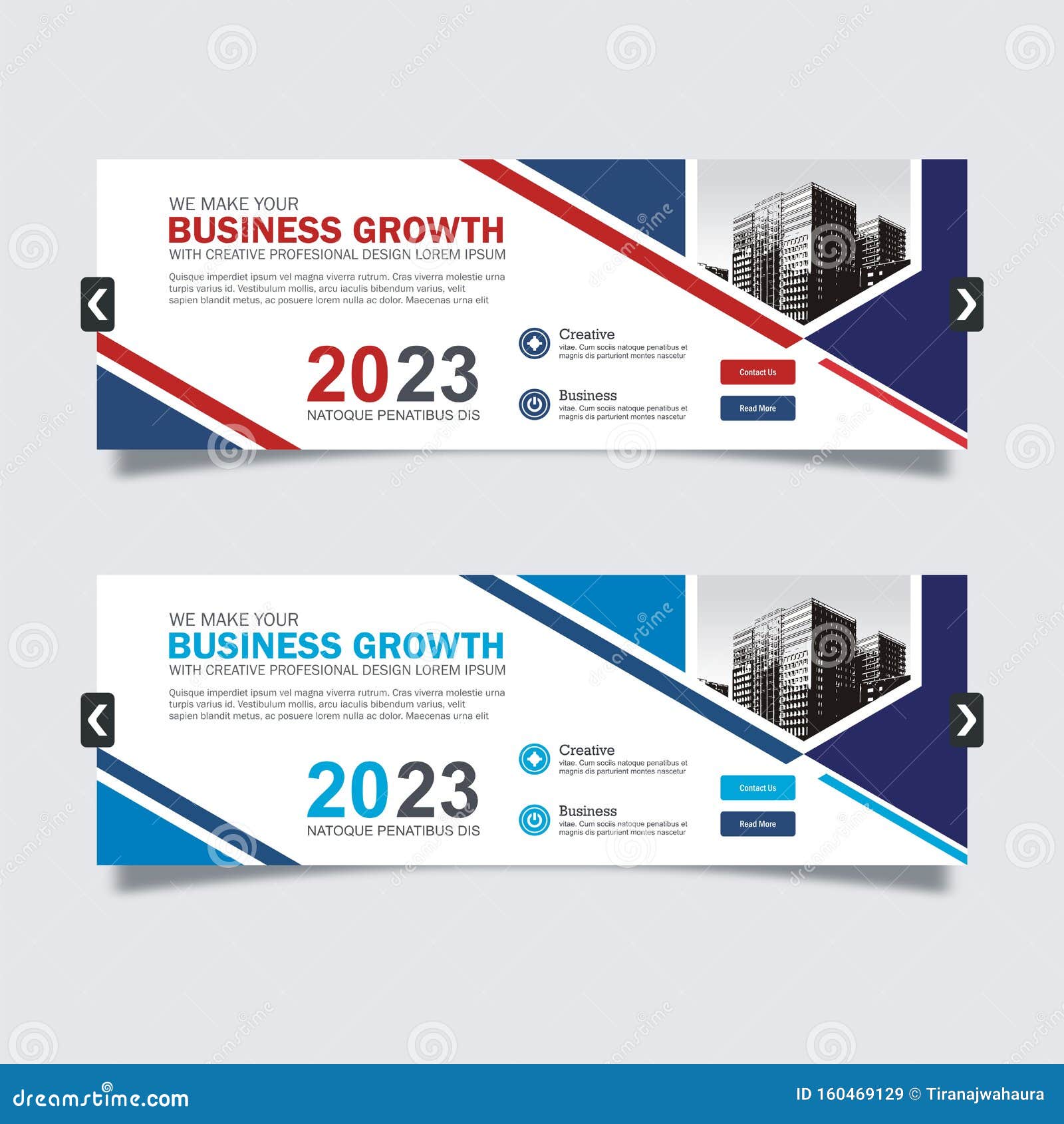 Business Slider Banner Design with Trendy and Modern Design Stock ...