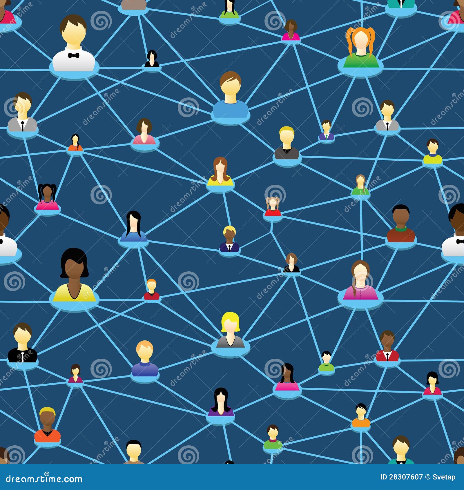 Business Social People Diagram Stock Vector - Illustration of relation ...