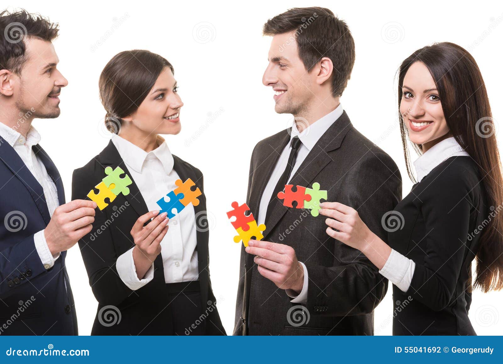 Business solution stock photo. Image of piece, business - 55041692