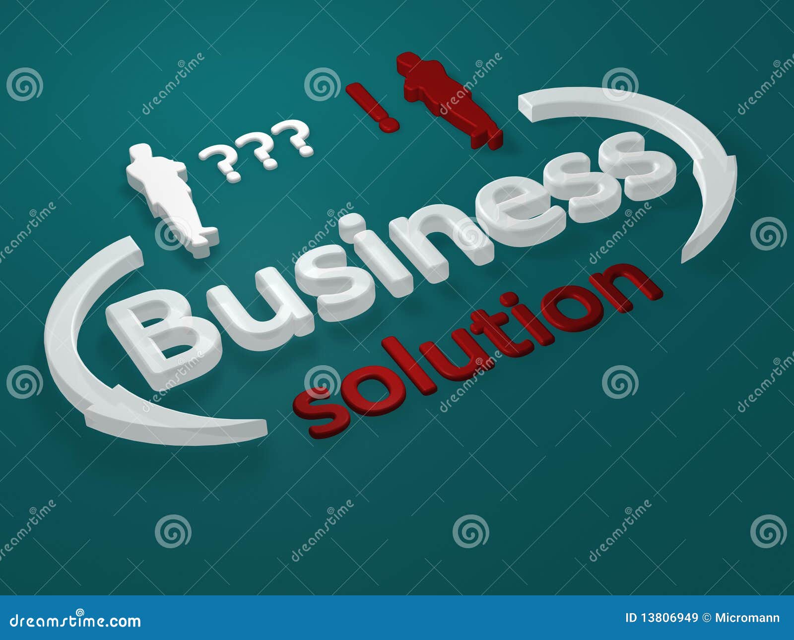Business - Solution - Letters Stock Illustration - Illustration of ...