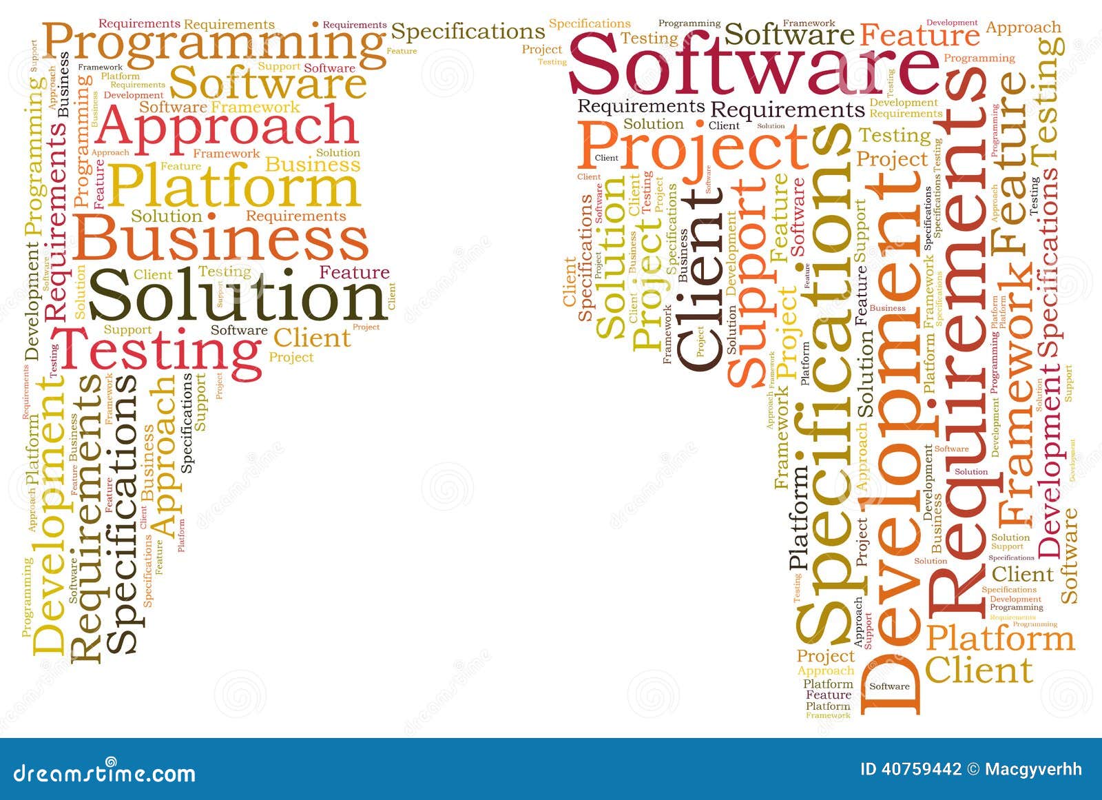 Business solution software stock illustration. Illustration of ...