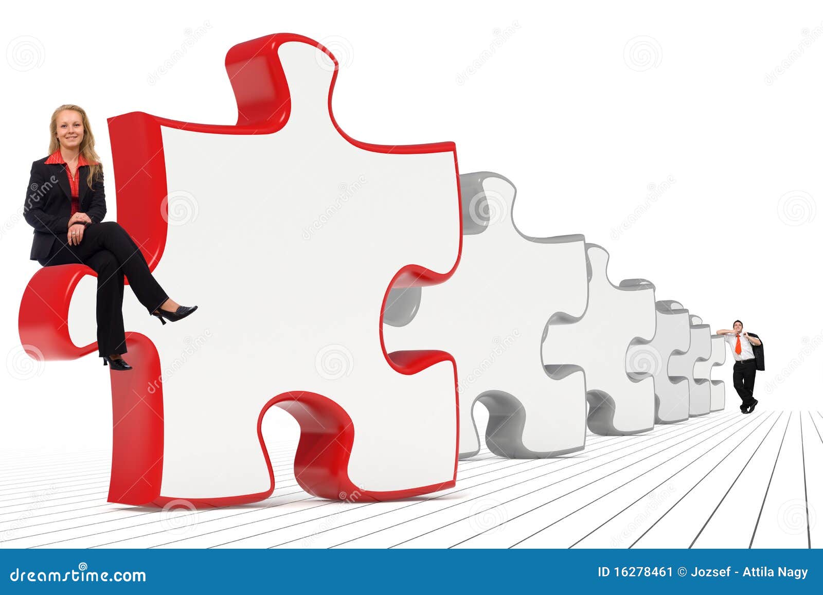 Business Solutions - Business People Stock Illustration - Illustration ...