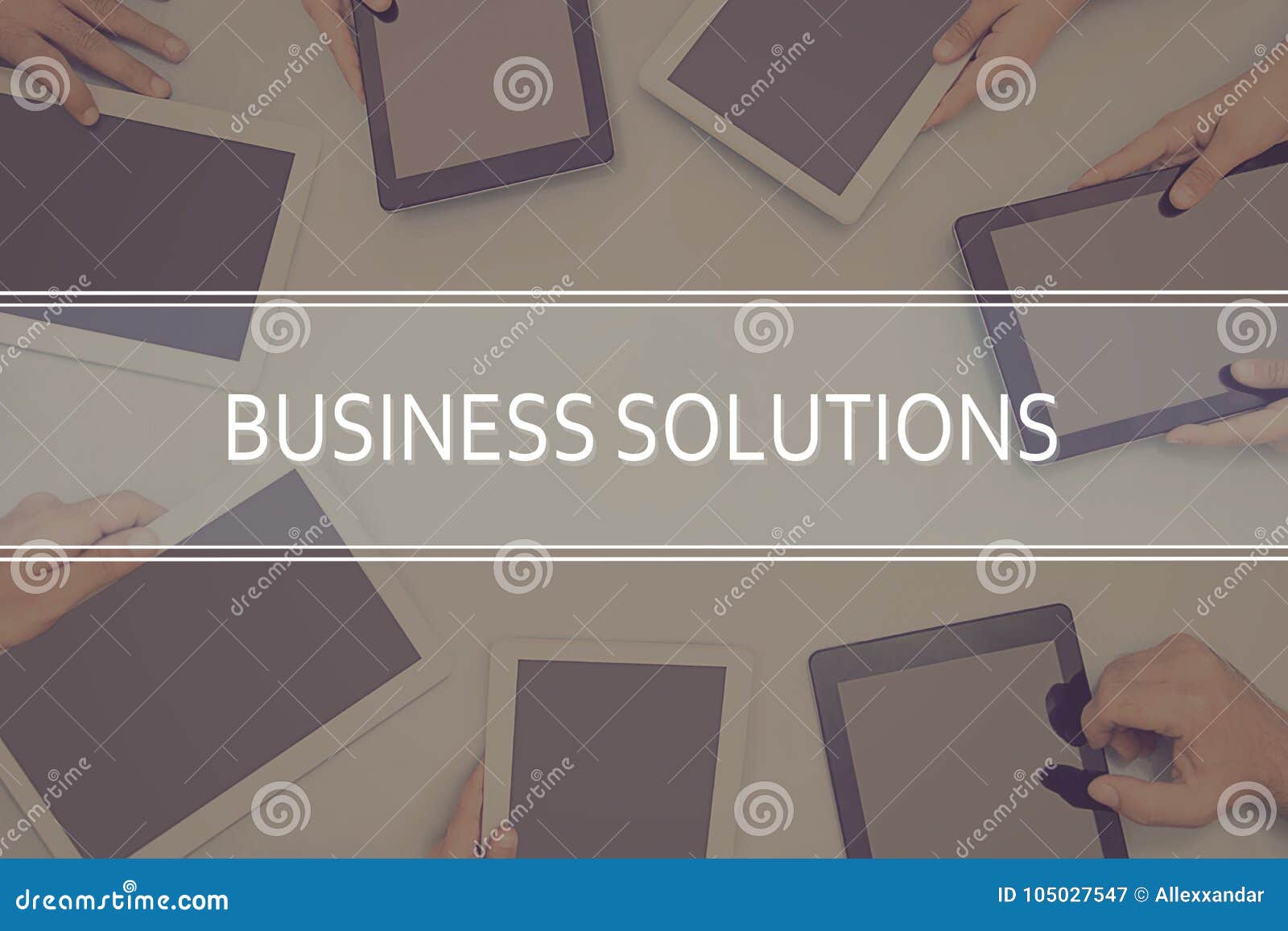 BUSINESS SOLUTIONS CONCEPT Business Concept. Stock Image - Image of ...