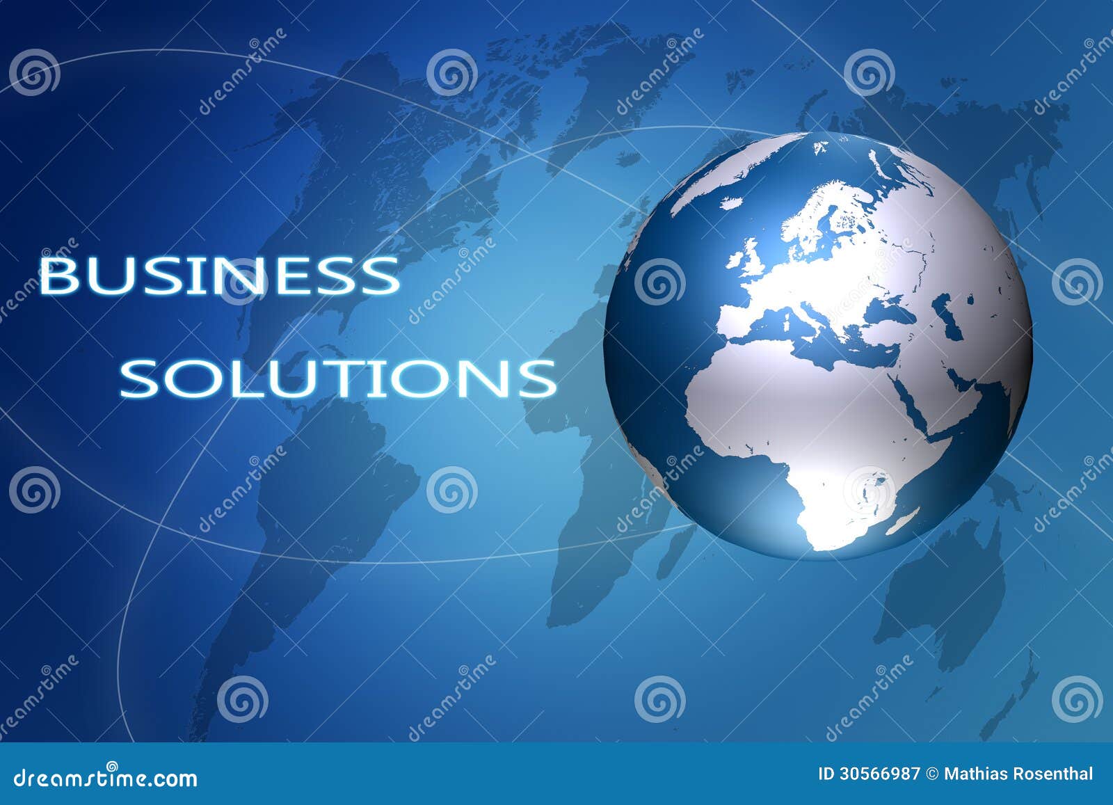 Business Solutions stock illustration. Illustration of connection ...