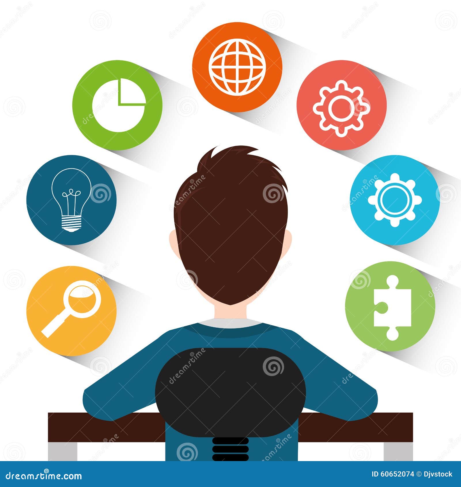 Business solutions design. stock vector. Illustration of solution ...