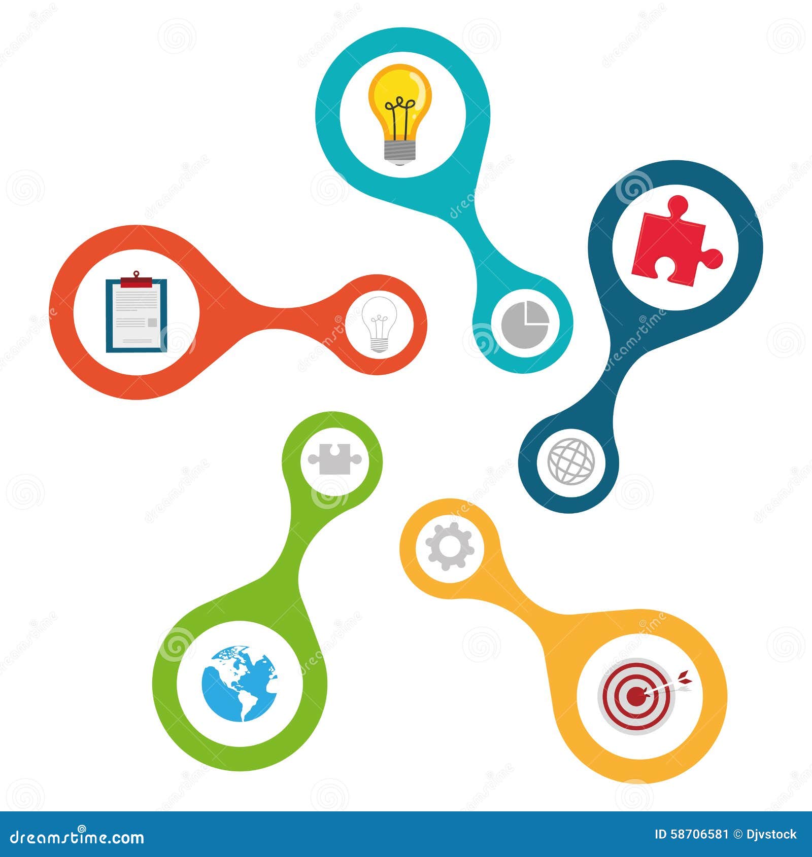 Business solutions design. stock vector. Illustration of achievement ...