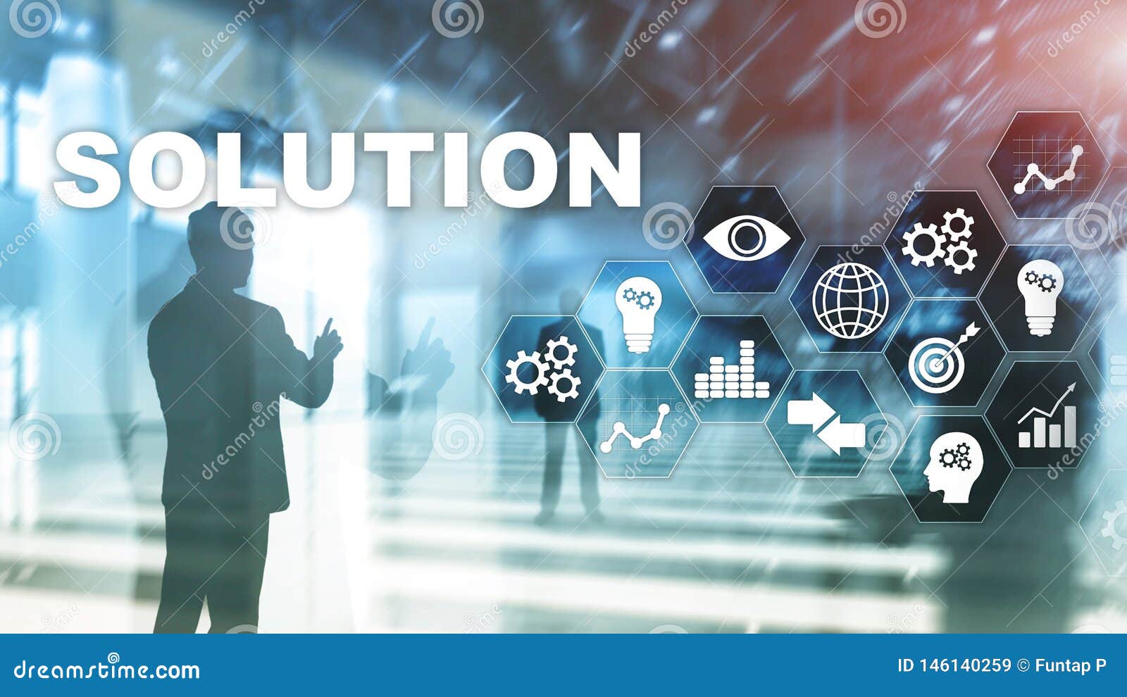 Business Solutions, Success and Strategy Concept. Structuring Virtual ...