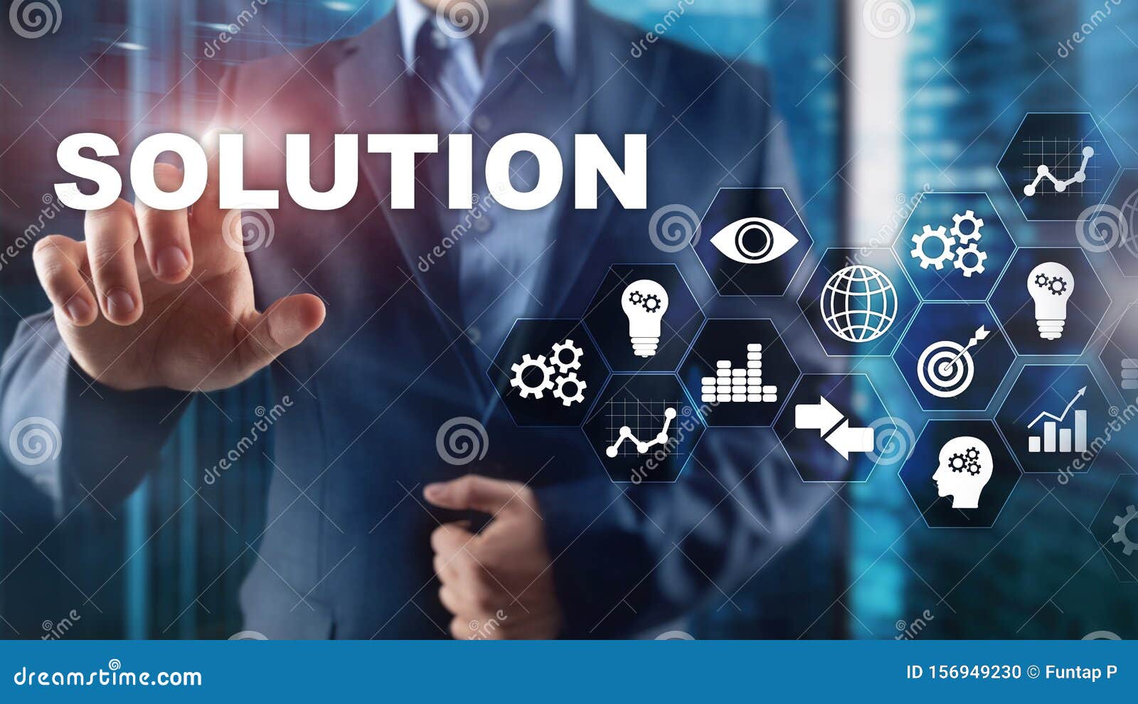 Business Solutions, Success and Strategy Concept. Structuring Virtual ...