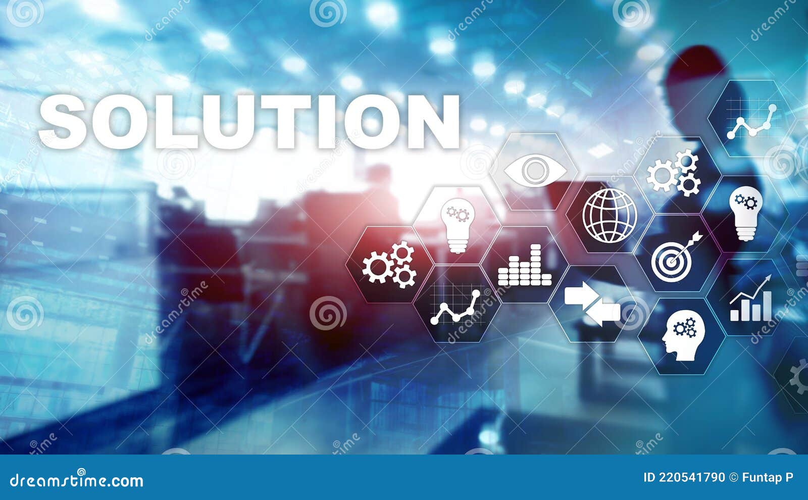 Business Solutions, Success and Strategy Concept. Structuring Virtual ...