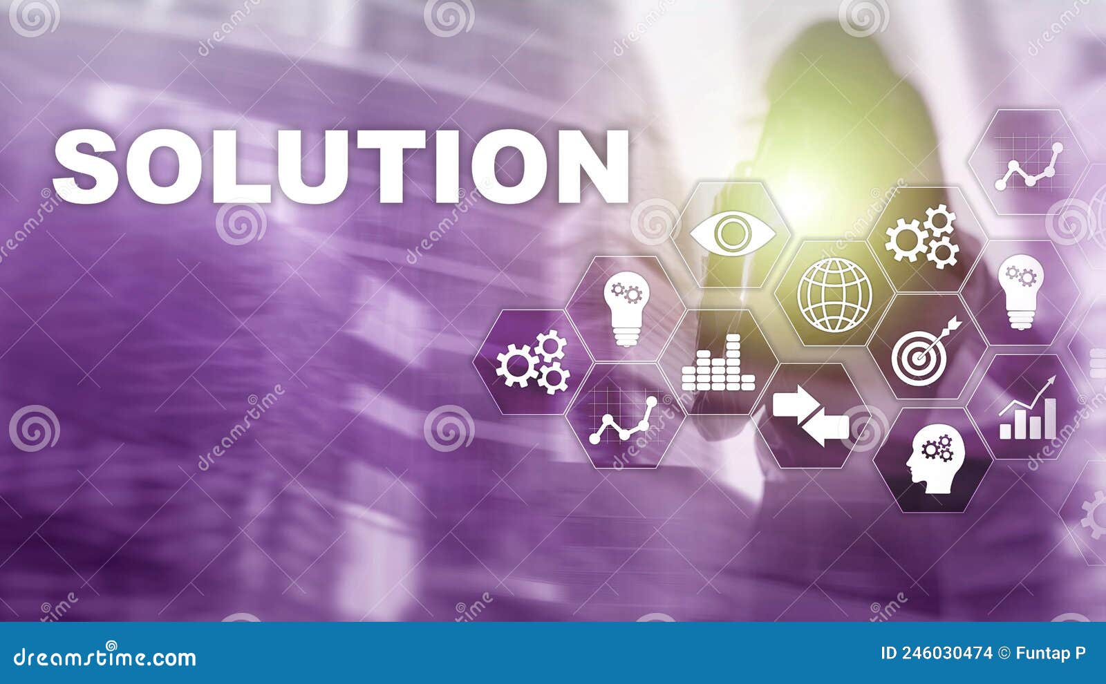 Business Solutions, Success and Strategy Concept. Structuring Virtual ...