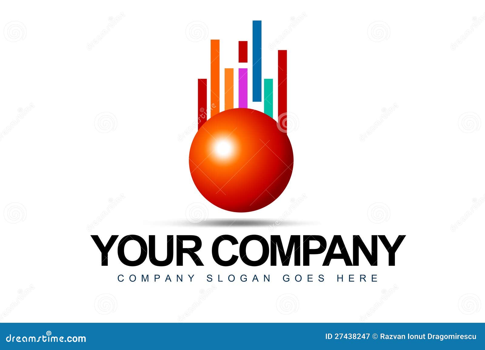 Business Sphere Logo stock illustration. Illustration of shape - 27438247