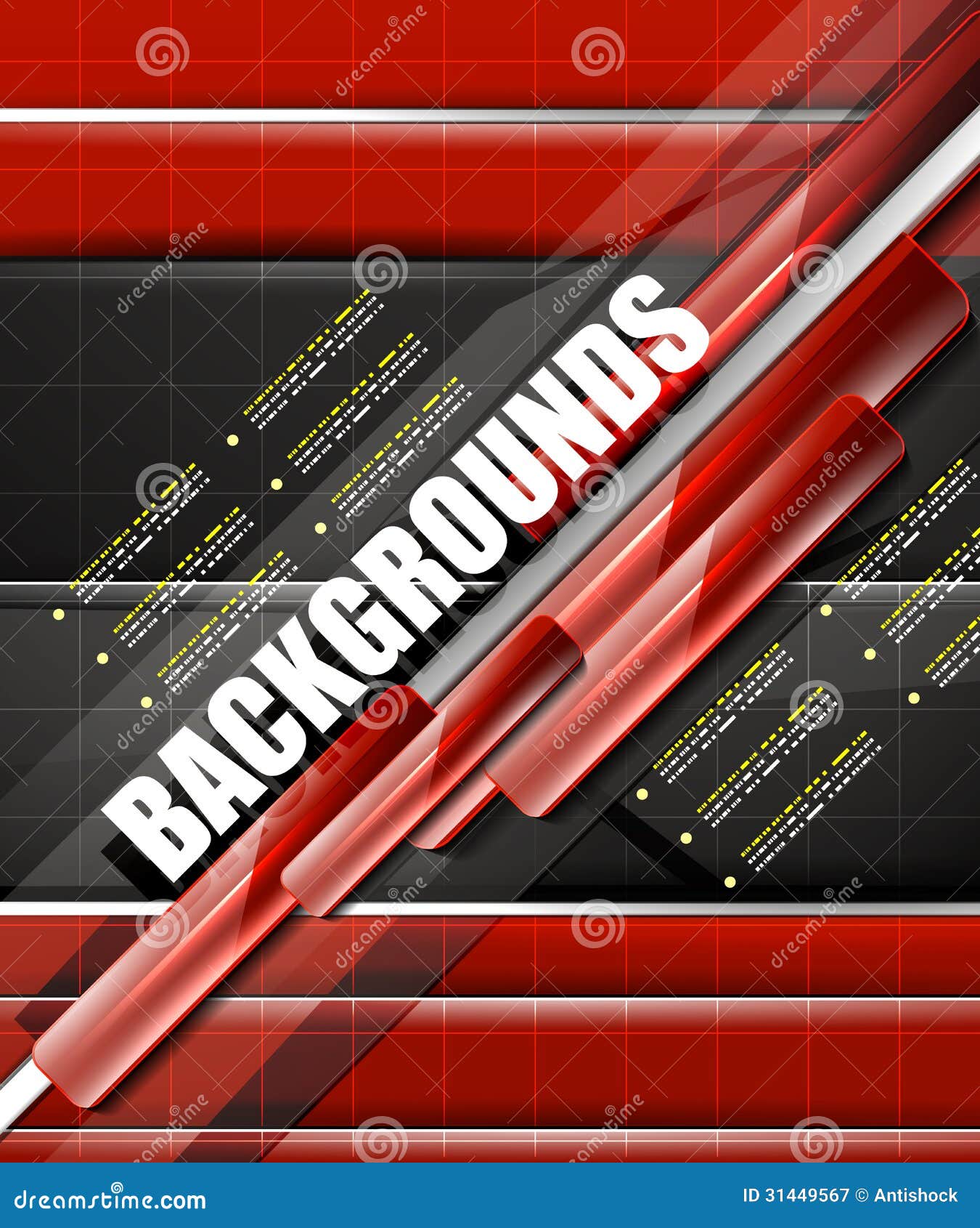 Business Square Ad Poster Design Stock Vector - Illustration of border ...