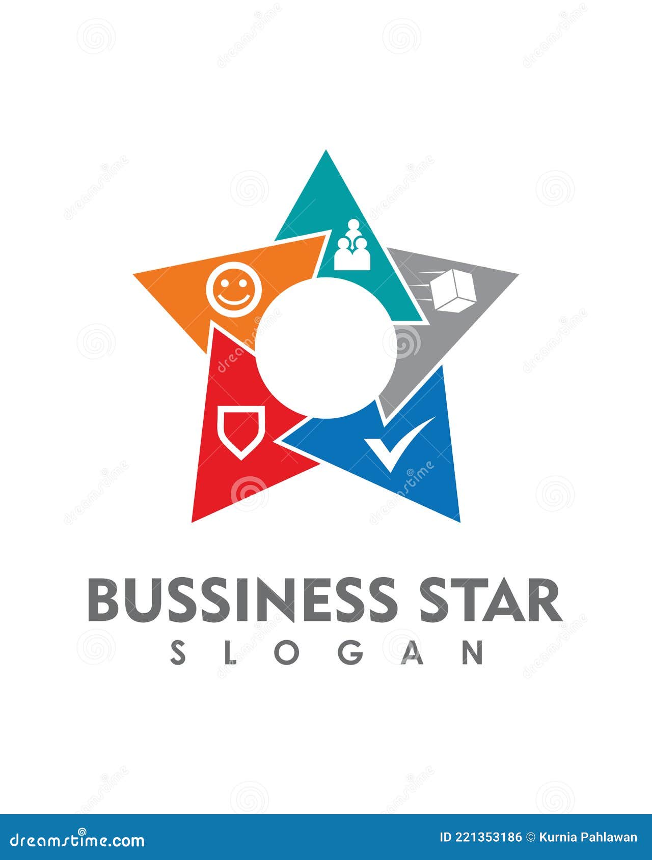 Star, Branding, Brand, Logo, Shape Blue Business Logo And Business Card ...