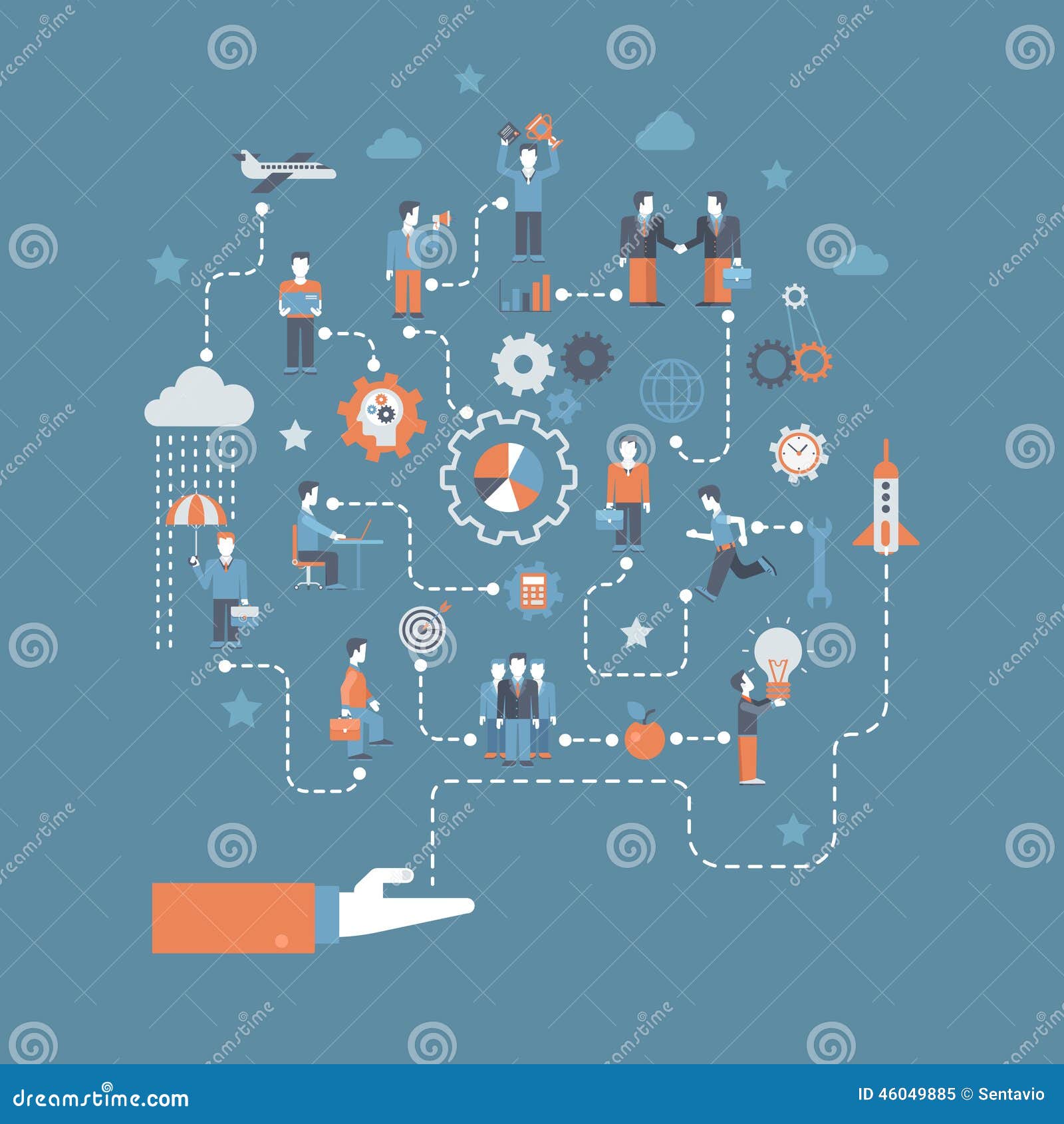 Start Cartoons, Illustrations & Vector Stock Images - 396809 Pictures ...