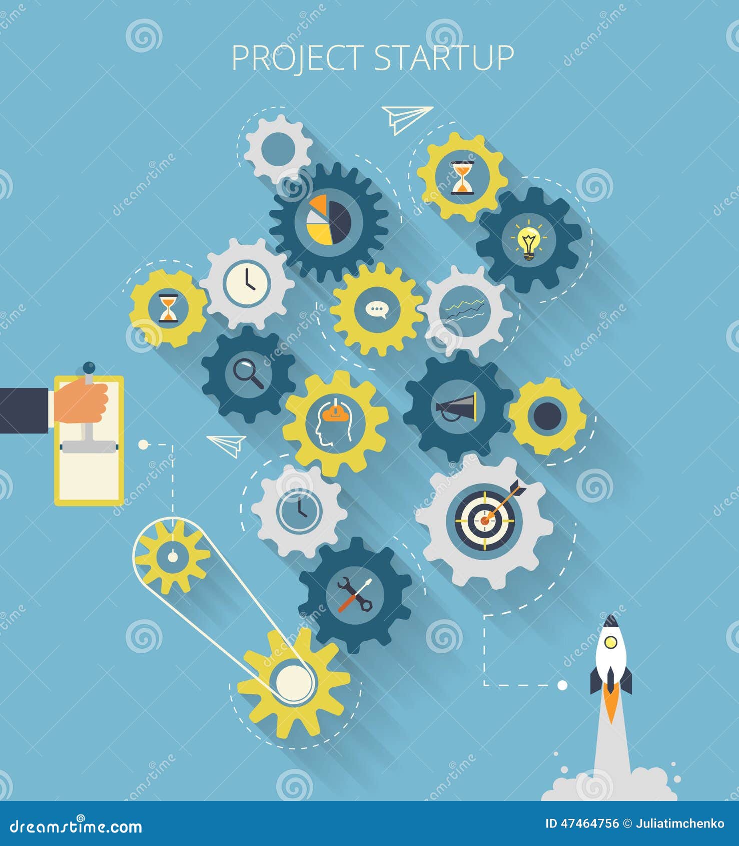 Business start stock vector. Illustration of development - 47464756