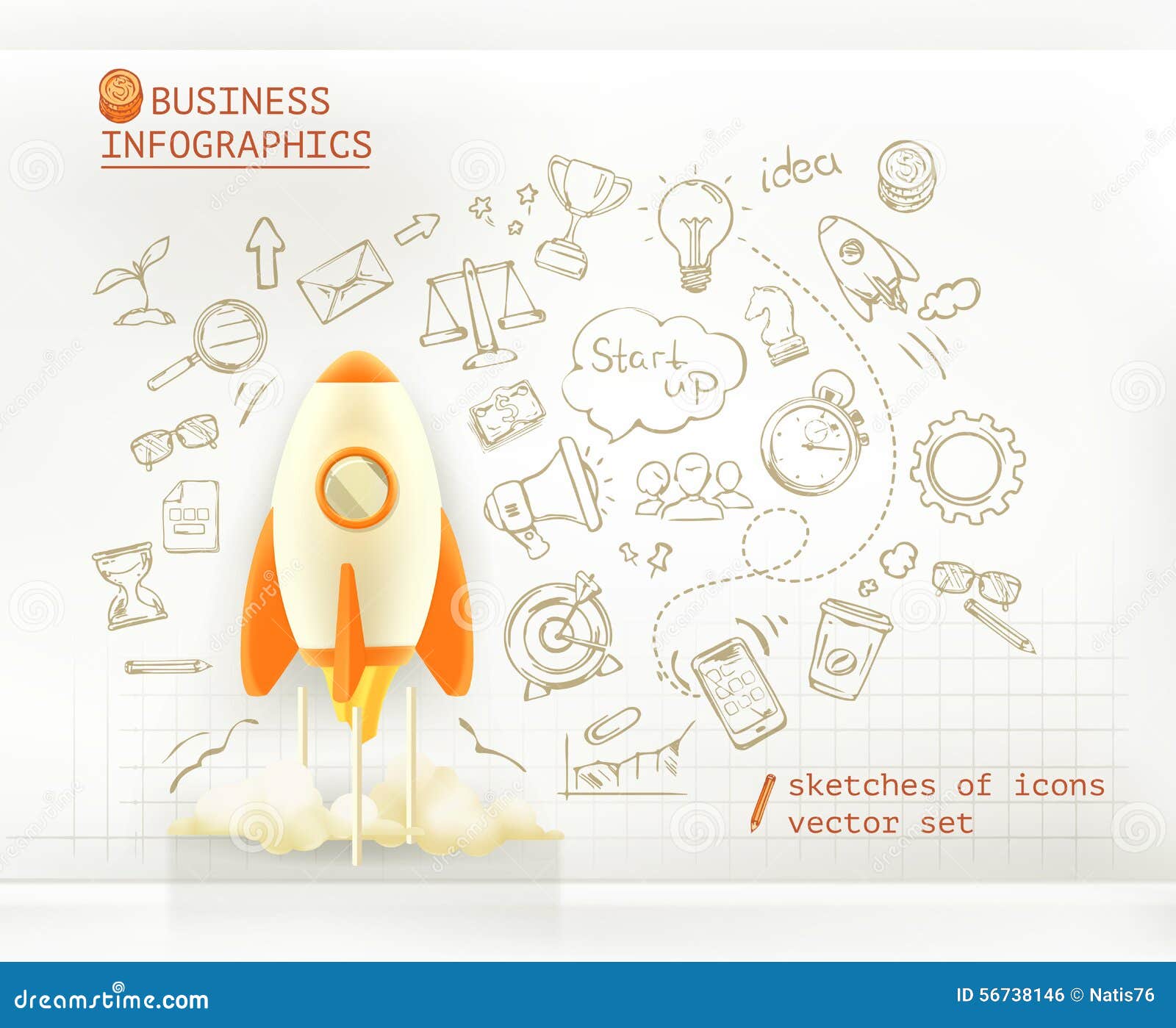 Business Start Up Infographics Stock Vector - Illustration of graphic ...