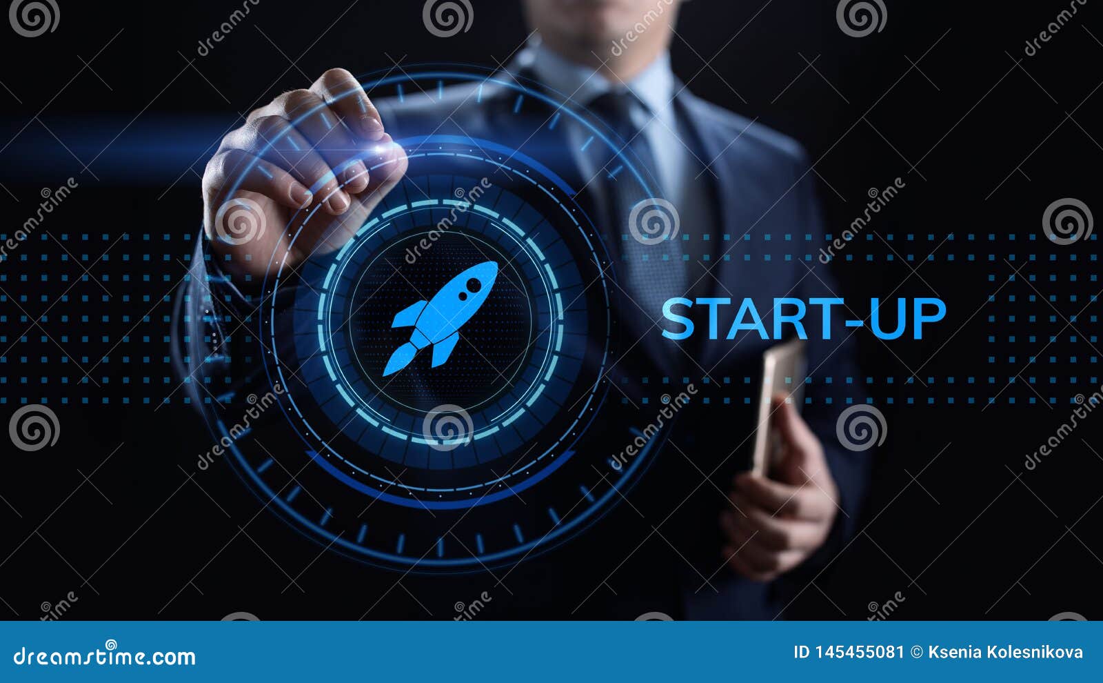 Business Start Up Venture Investment Business and Development Concept ...