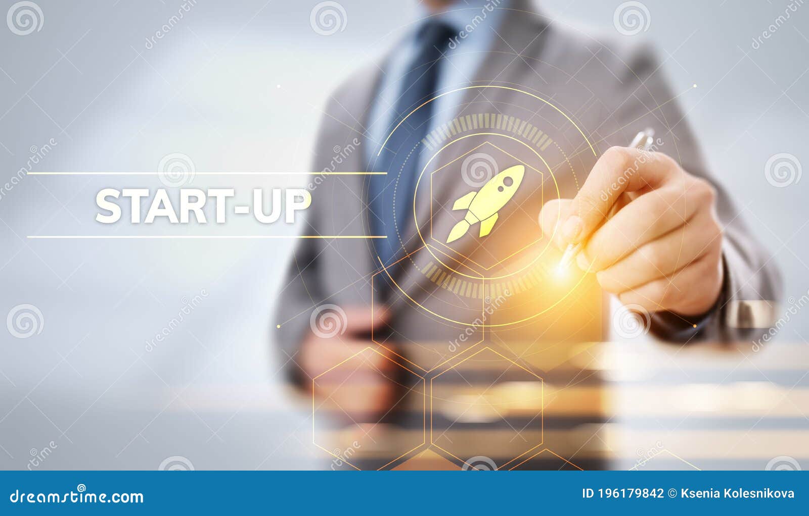 Business Start Up Venture Investment Business and Development Concept ...