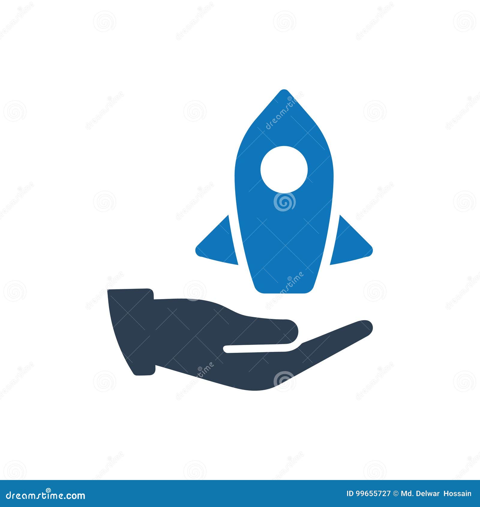 Business Startup Icon stock vector. Illustration of startup - 99655727
