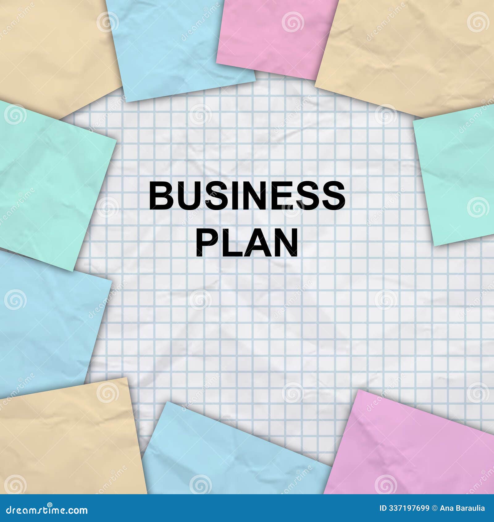 Business Startup Strategy Text Words on Paper. Business Concept Stock ...