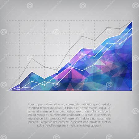 Business Statistics Chart Showing Various Graphs Stock Vector ...