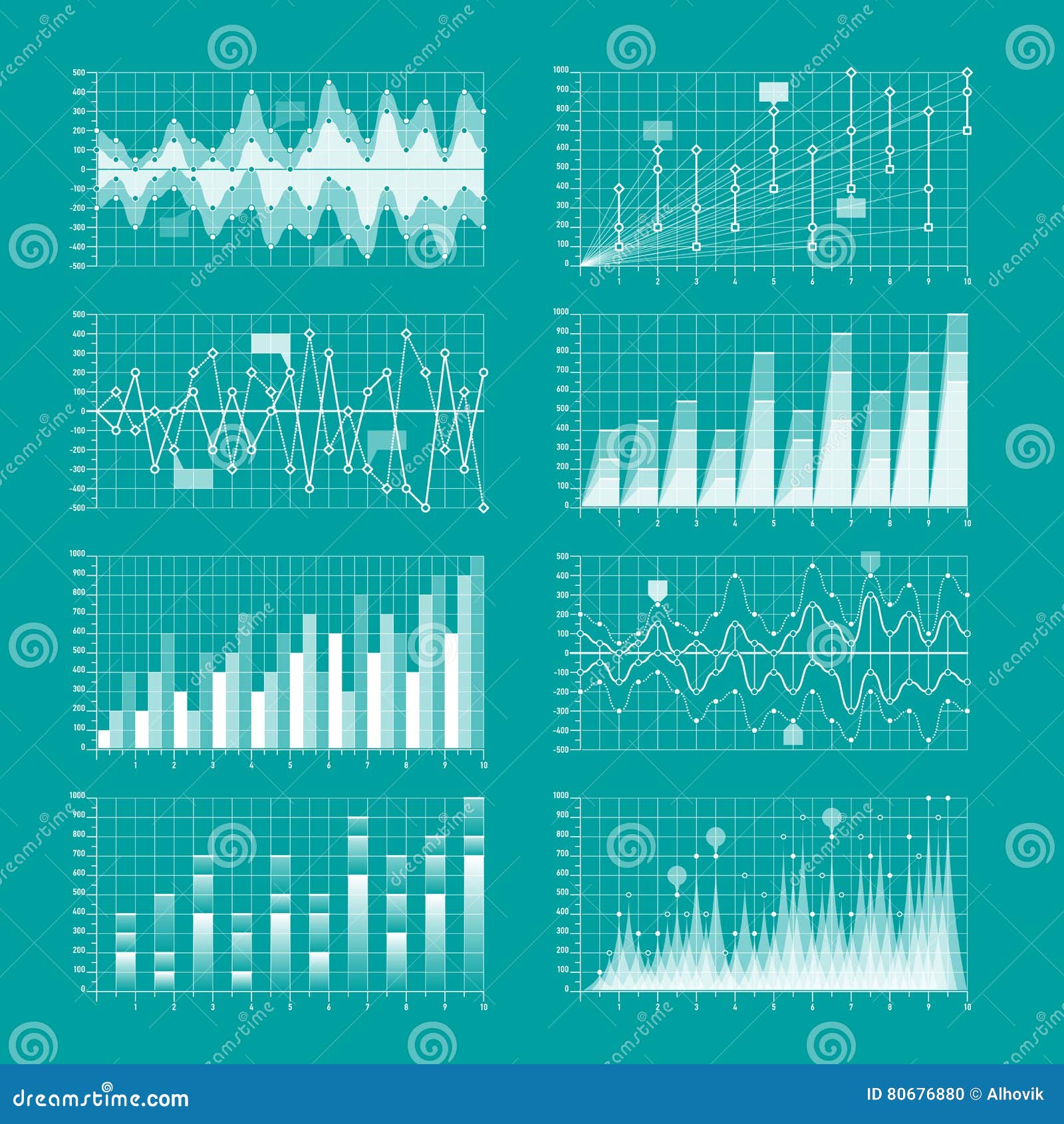Business statistics stock vector. Illustration of info - 80676880