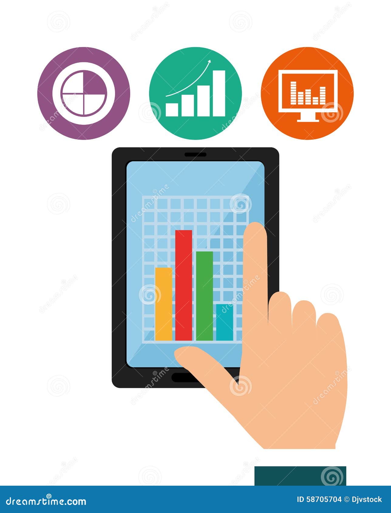 Business Statistics Design. Stock Vector - Illustration of document ...