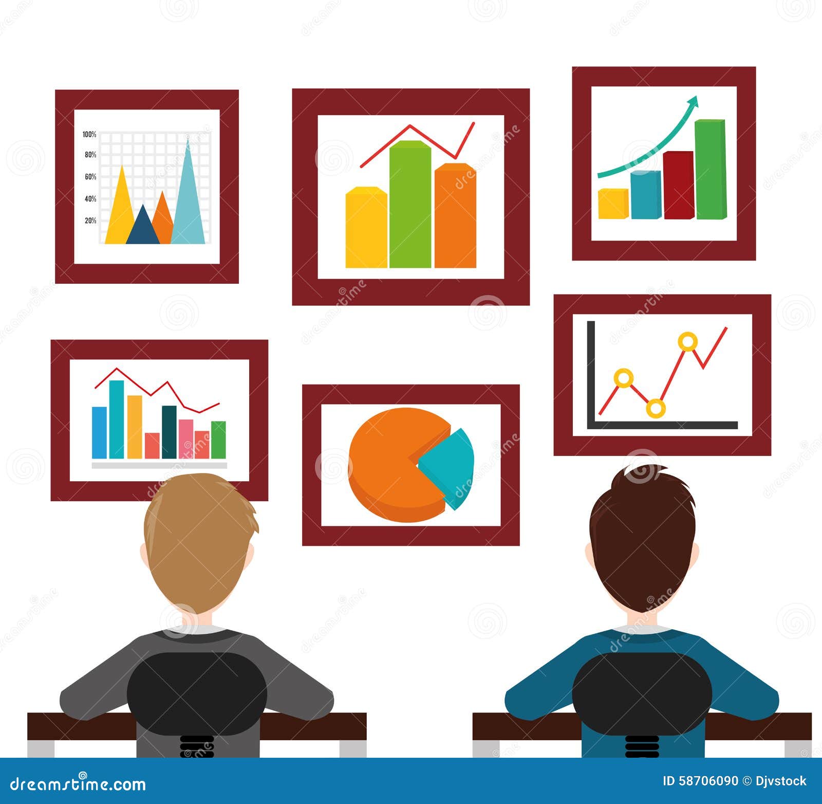 Business Statistics Design. Stock Vector - Illustration of options ...