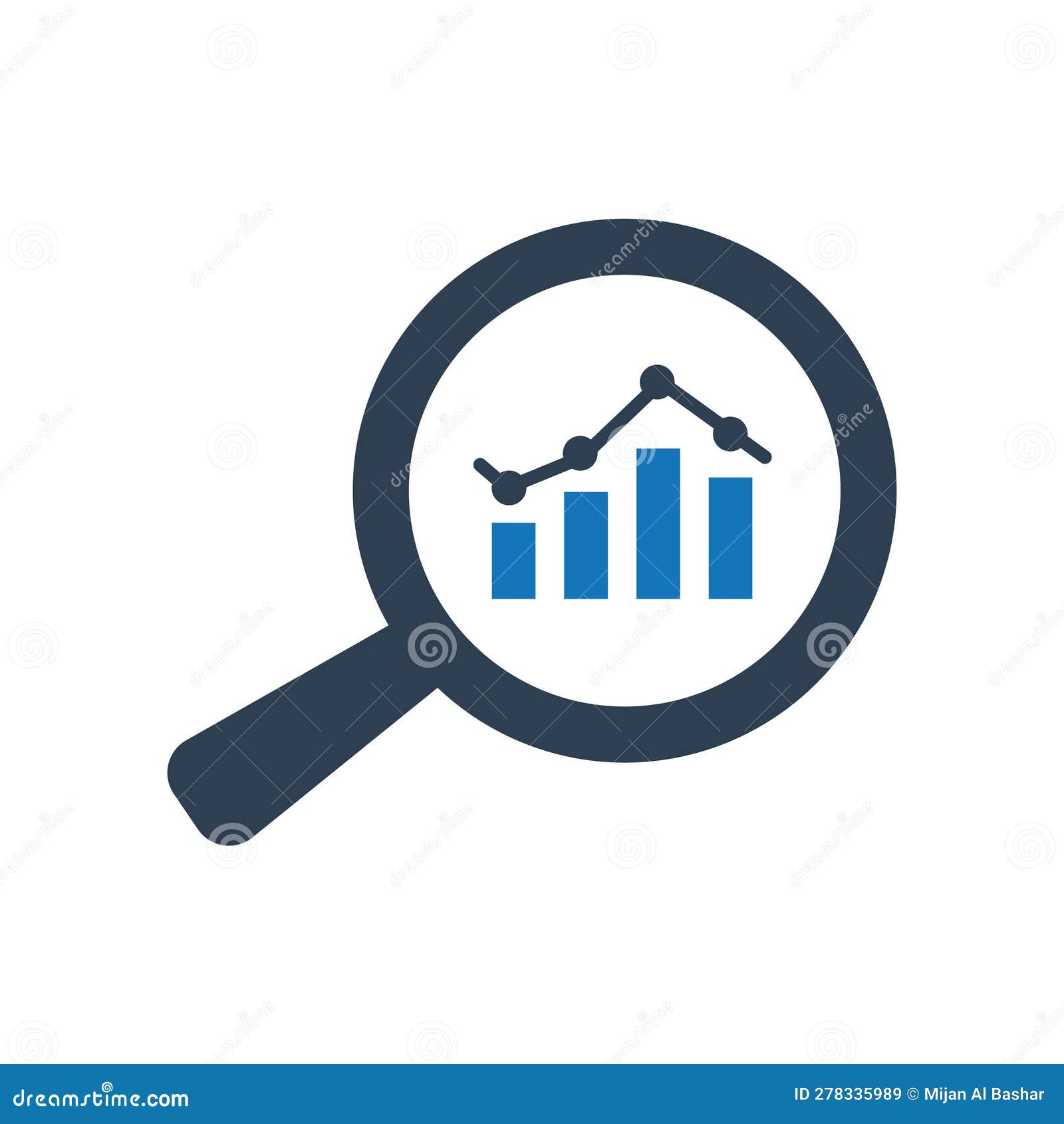 Graphical Solution,Business Graph and Business Icon Stock Vector ...