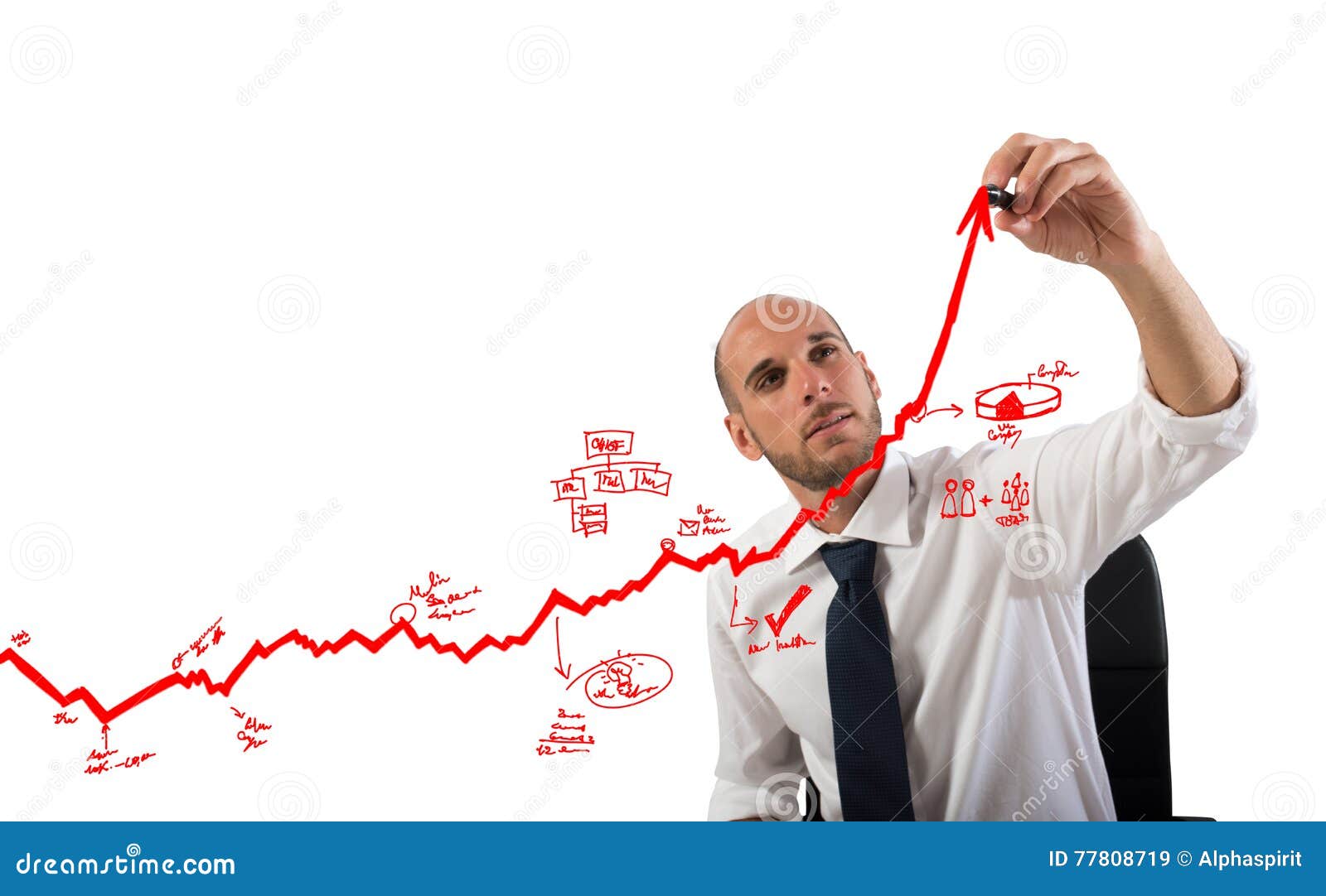 Business statistics uphill stock image. Image of ascend - 77808719
