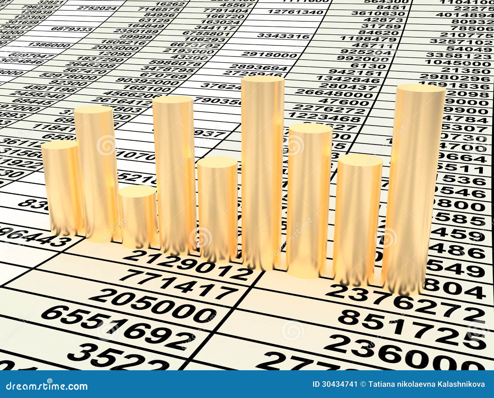 Business statistics stock illustration. Illustration of success - 30434741