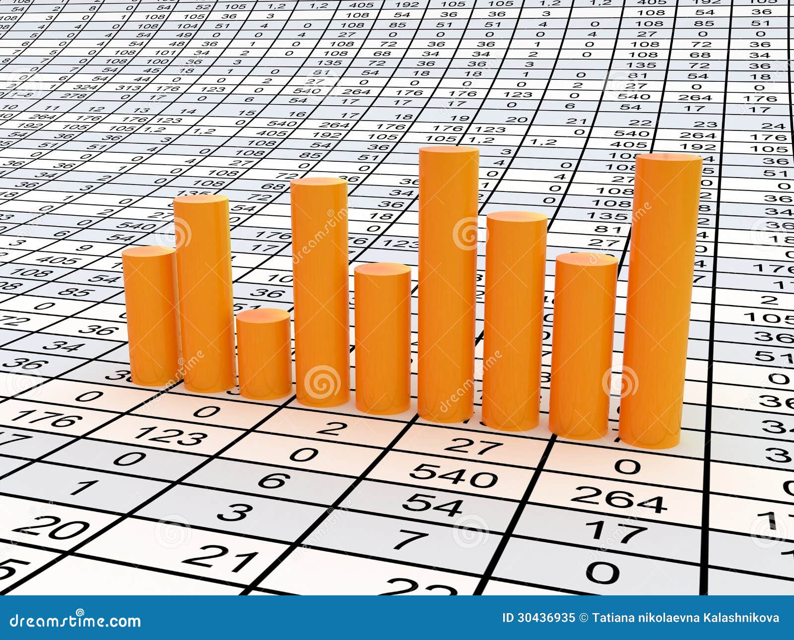 Business statistics stock illustration. Illustration of chart - 30436935